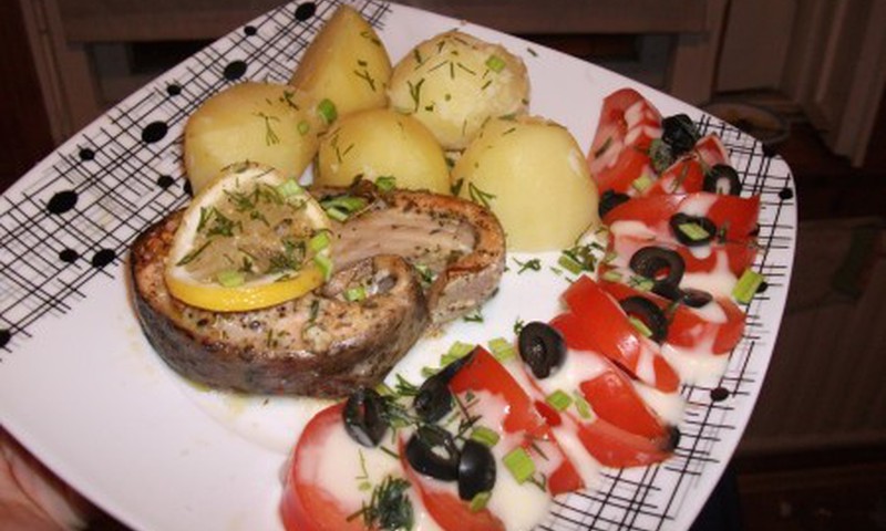 Sūdytas ir keptas lašišinis upėtakis - Moterų klubas - Mamyčių klubas